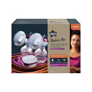 Tommee Tippee Made for Me Double Electric Breast Pump, USB Rechargeable | Quiet, Portable, Lightweight