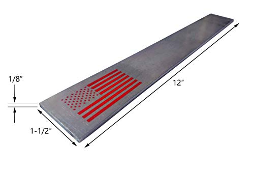 Patriot Steel - 1095 High Carbon Knife Making & Forging Steel 12"x1.5"x.125" (Four Pack)