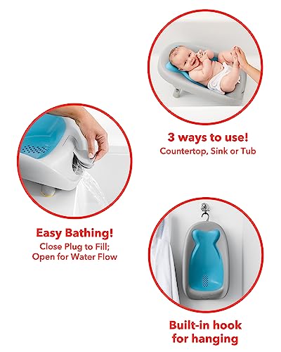 Skip Hop Baby Bath Tub, Moby Recline and Rinse