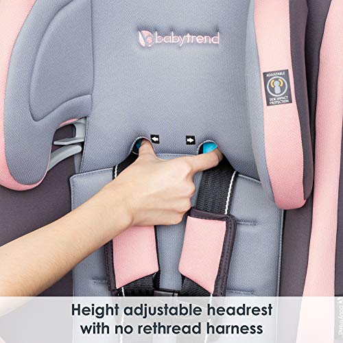 Baby Trend Cover Me 4 in 1 Convertible Car Seat, Quartz Pink