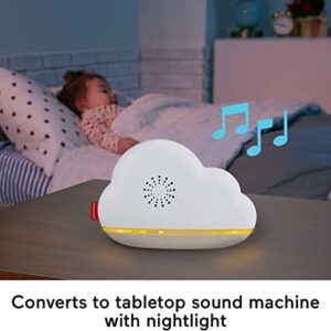 Fisher-Price Sound Machine Calming Clouds Mobile & Soother Convertible Crib to Tabletop with Music & Lights for Newborn to Toddler