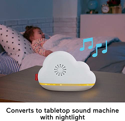 Fisher-Price Sound Machine Calming Clouds Mobile & Soother Convertible Crib to Tabletop with Music & Lights for Newborn to Toddler