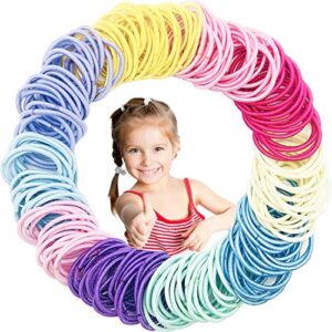 200pcs hair ties for kids hair ties toddler girls hair ties for girls elastic hair bands small hair ties for kids