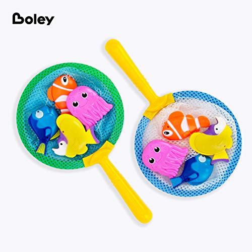 Boley Dive & Grab Fishing Game Set - 14 Pc Sinking Bath Toys for Kids - Water Games & Bath Toys for Toddlers!