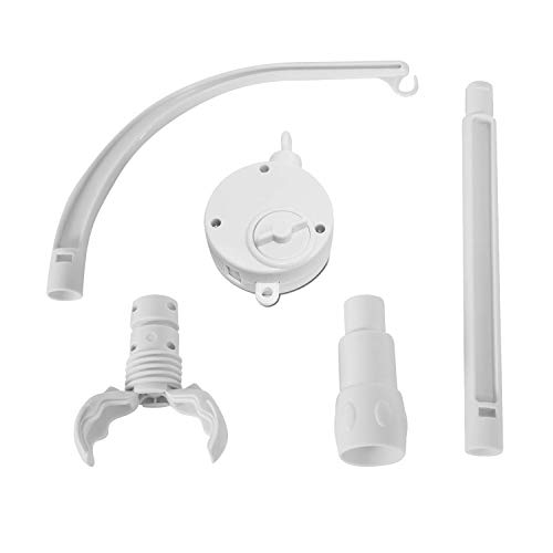 LIUDHPSP 23 inch Baby Crib Mobile Bed Bell Holder Arm Bracket, with Music Box, The Claw Part can be Adjusted Width-DIY Toy Decoration