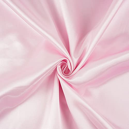 Heavens Cuddles Double Sided Pure Satin Baby Blanket (Pink) 48"x36"