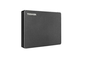 toshiba canvio gaming 2tb portable external hard drive usb 3.0, black for playstation, xbox, pc & mac - hdtx120xk3aa