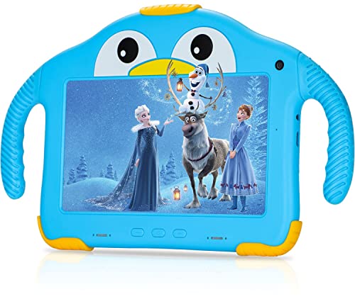 Kids Tablet 7inch Tablet for Kids Android 10 Toddler Tablet Eye Protection 32GB Kids APP Preinstalled Learning Tablet WiFi Education Dual Cameras with Kid-Proof Case YouTube Netflix Google Play Store