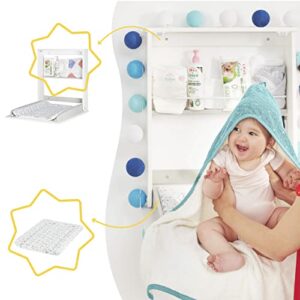 Badabulle Plouf Wall Mounted Changing Table with Changing Mat