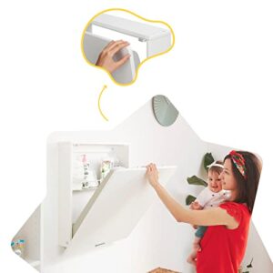 Badabulle Plouf Wall Mounted Changing Table with Changing Mat