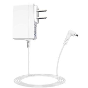 power cord for vtech dm221 dm221-2 dm223 dm251(parent & baby units) sound audio baby monitor charger power adapter ul listed, more with dm111 dm112 dm222 dm271 (parent unit only), dc 6.0v 6.6ft white