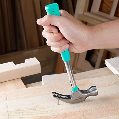 Amazon Basics 8-Ounce Hammer, Turquoise