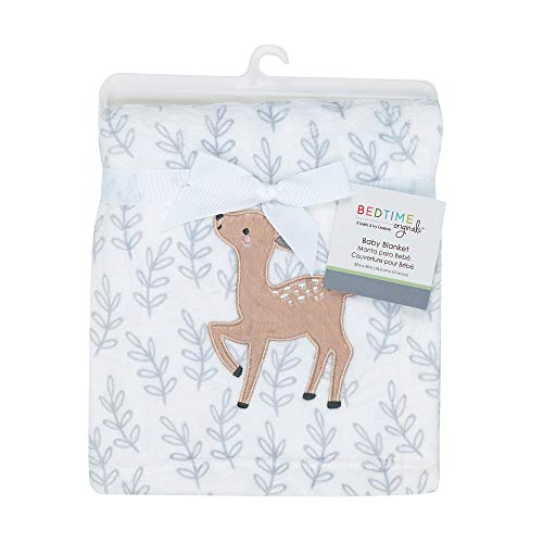 Bedtime Originals Deer Park Baby Blanket, White