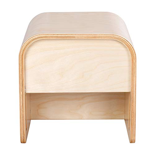 ECR4Kids Bentwood Cube Activity, Weaning Table and Seat Set, Adaptable 3-in-1 Toddler Multipurpose Kids Wood Furniture-Natural Chair