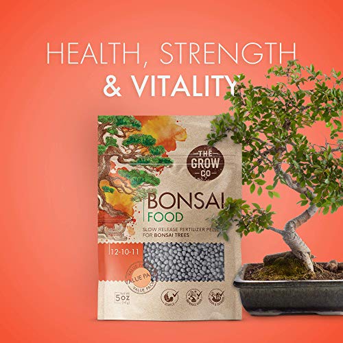 Bonsai Fertilizer - Gentle Slow Release Plant Food Pellets - Ideal for All Indoor and Outdoor Bonsai Tree Plants in Pots (5 oz)