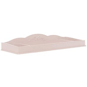 evolur aurora change tray i lasting quality i intricate ribbon bow scrollwork, dusty rose