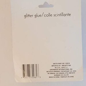 Glitter Glue 3 PC Red Gold Siler