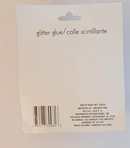 Glitter Glue 3 PC Red Gold Siler