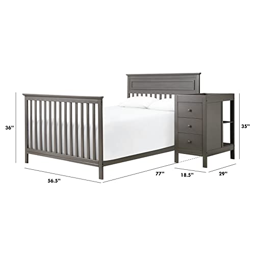 DaVinci Full-Size Bed Conversion Kit (M4399) in Slate