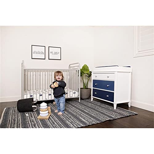 Little Seeds Monarch Hill Poppy 3 Drawer Changing Table, Blue