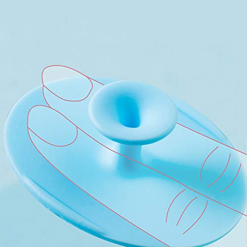 Baby Bath Brush, Cradle Cap Silicone Massage Scrubbers Exfoliator | The SkinSoother Baby Essential for Dry Skin, Eczema (Small-4PCS)