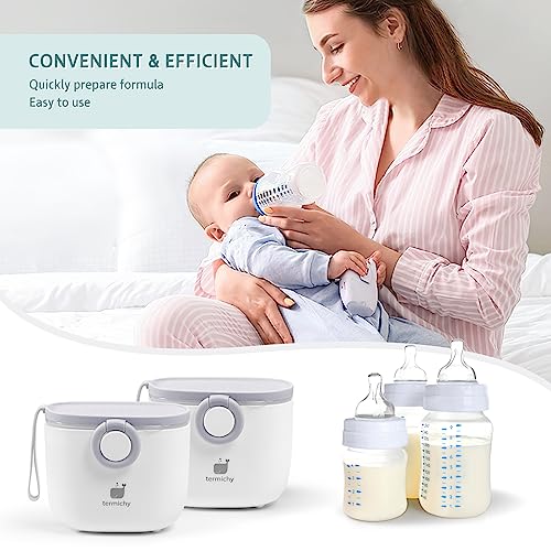 Termichy Baby Formula Dispenser, Portable Formula Dispenser Container with Scoop and Carry Handle for Travel Outdoor Activities for Baby Infant, 500ml