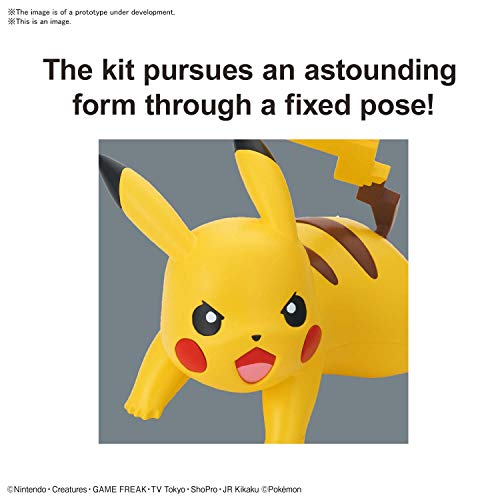 Bandai Hobby - Pokémon - 03 Pikachu (Battle Pose), Bandai Spirits, Pokémon Model Kit Quick!!