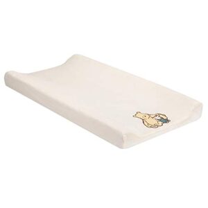 lambs & ivy disney baby storytime pooh soft creamy white changing pad cover