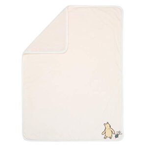 Lambs & Ivy Disney Baby Storytime Pooh Ultra Soft Fleece Baby Blanket - Cream