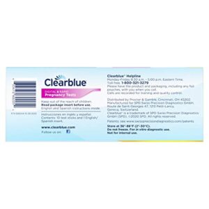 Clearblue Clearblue Pregnancy Test Combo Pack, 10ct - 2 Digital with Smart Countdown & 8 Rapid Detection - Super Value Pack