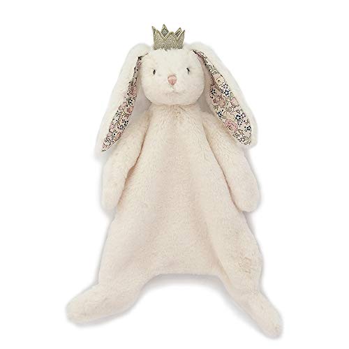 MON AMI Princess Bunny Plush Lovie, Security Blankie, Blanket, Super Soft and Cuddly, Baby Comforter Toy Blankie Used as Toy or Room Décor |Perfect Party Favor & Birthday Gifts| Cream, 15"