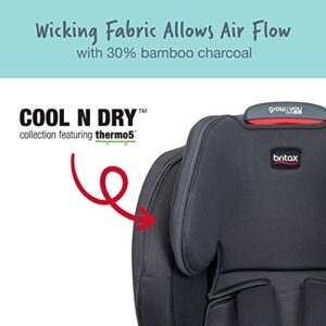 Britax Grow with You ClickTight Harness-2-Booster Car Seat, Cool N Dry - Cool Flow Moisture Wicking Fabric