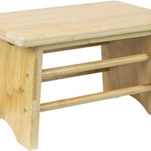 Sorbus Bamboo Step Stool - Great Foot Rest & Potty Training Stool for Kids Toddlers, Adults, Kitchen, Bathroom, etc