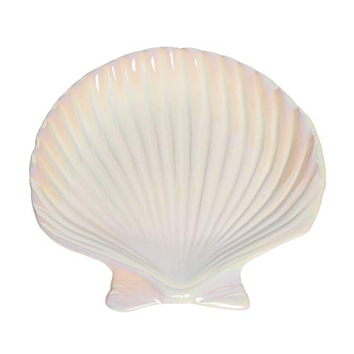 Beachcombers Scallop Shell Dish, 7.2-inch Length