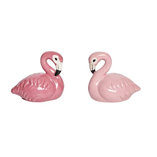 Beachcombers Flamingo Salt and Pepper Shaker S/2 L2.83 x W1.97 X H2.6 Pink