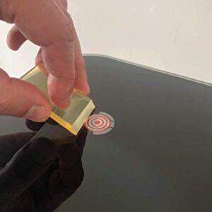 Bullseye Toilet Target Stickers Bulk Pack for Toilets and Urinals (13 Targets) with Sticker Applicator Tool - Sticks on Wet Surface - Toilet Targets for Toilet Training Boys - Aiming Targets for Men - Pee Targets for Boys