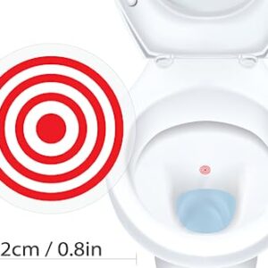 Bullseye Toilet Target Stickers Bulk Pack for Toilets and Urinals (13 Targets) with Sticker Applicator Tool - Sticks on Wet Surface - Toilet Targets for Toilet Training Boys - Aiming Targets for Men - Pee Targets for Boys