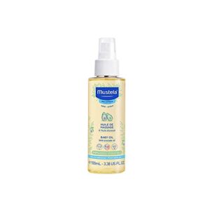 mustela baby oil - moisturizing oil for massage - with natural avocado, pomegranate & sunflower oil - 3.38 fl. oz (pack of 1)