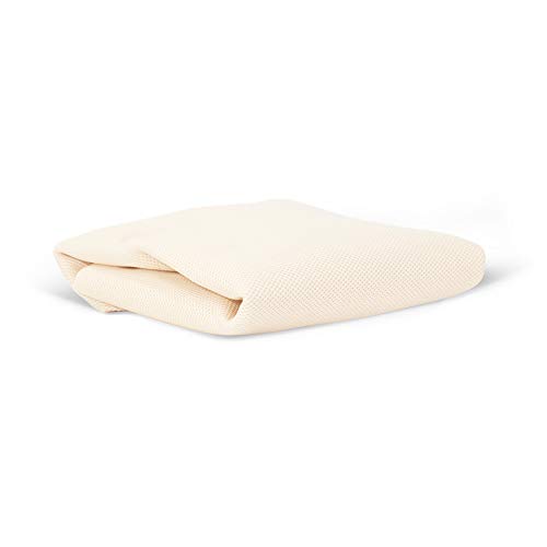 Naturepedic Organic Breathable Crib Mattress Cover, Removable Mattress Pad with Waterproof Layer for Baby and Toddler Bed, Standard Crib Size