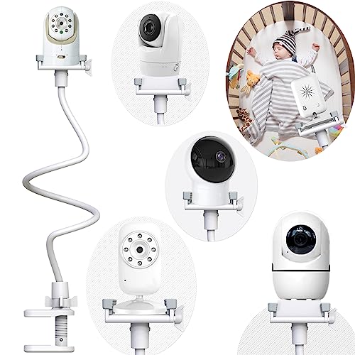 Universal Baby Camera Mount Flexible Baby Monitor Holder Shelf Compatible with Infant Optics Baby Monitor,Baby Monitor Camera Holder Strong Camera Shelf Bracket Compatible with Most Baby Monitors