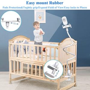 Universal Baby Camera Mount Flexible Baby Monitor Holder Shelf Compatible with Infant Optics Baby Monitor,Baby Monitor Camera Holder Strong Camera Shelf Bracket Compatible with Most Baby Monitors