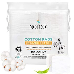 cotton rounds & pads (150 count (pack of 1), large & pressed)