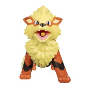 Pokemon Fire-Themed Battle Figure Set: 4.5" Arcanine, 3" Charmeleon, 2" Cyndaquil - Exclusive Toys for Kids & Pokemon Fans