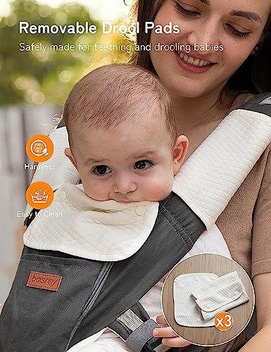 besrey Baby Carrier Front Facing Holder, Hip Seat, Dad Kangaroo Carrier Summer, Toddler Chest Hybrid Wrap Carrier, Mens Ergonomic Body Carrier Backpack, Easy Infant Carrier Mesh, Forward Soft Carrier