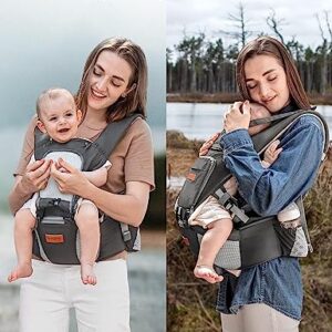 besrey Baby Carrier Front Facing Holder, Hip Seat, Dad Kangaroo Carrier Summer, Toddler Chest Hybrid Wrap Carrier, Mens Ergonomic Body Carrier Backpack, Easy Infant Carrier Mesh, Forward Soft Carrier