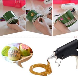 Glitter Hot Glue Gun Glue Sticks 120 PCS 12 Colors Mini Glue Sticks 7mm 100mm Glitter Glue Gun Sticks