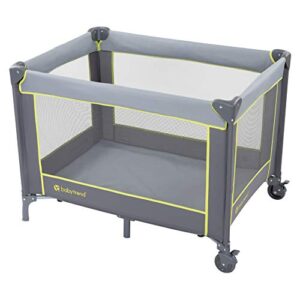 Baby Trend Portable Playard with Bassinet, Twinkle Lime