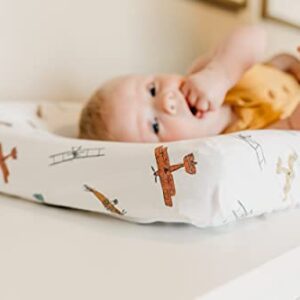 Premium Knit Diaper Changing Pad Cover"Ace" by Copper Pearl