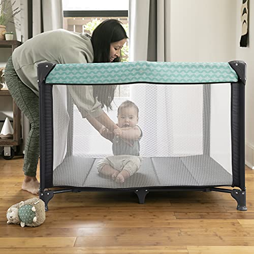 Ity by Ingenuity Rompity Rest Easy Fold Portable Packable Playard – Goji