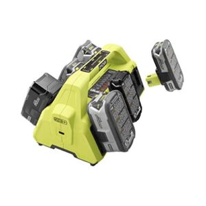 Best Tools Ryobi 18-Volt ONE+ 6-Port Dual Chemistry IntelliPort SUPERCHARGER with USB Port P135